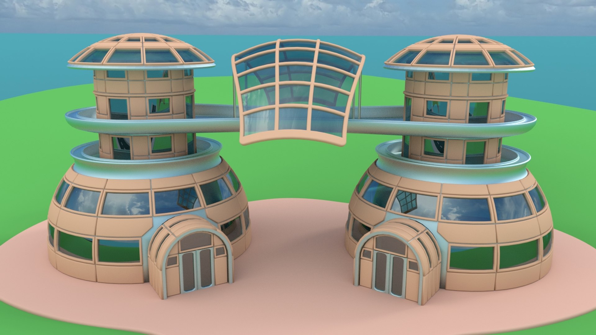 3d Iglo House Structures