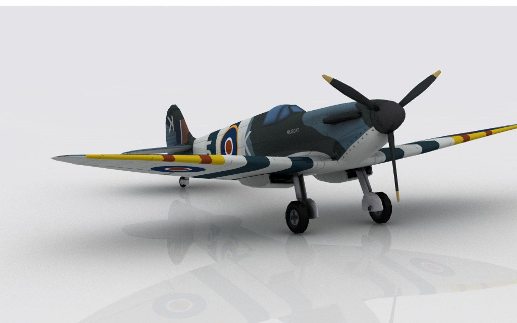 3D Spitfire - TurboSquid 1219077
