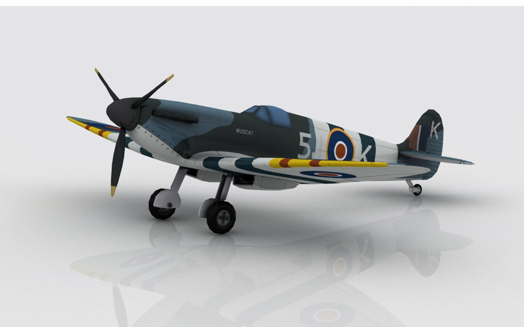 3D Spitfire - TurboSquid 1219077