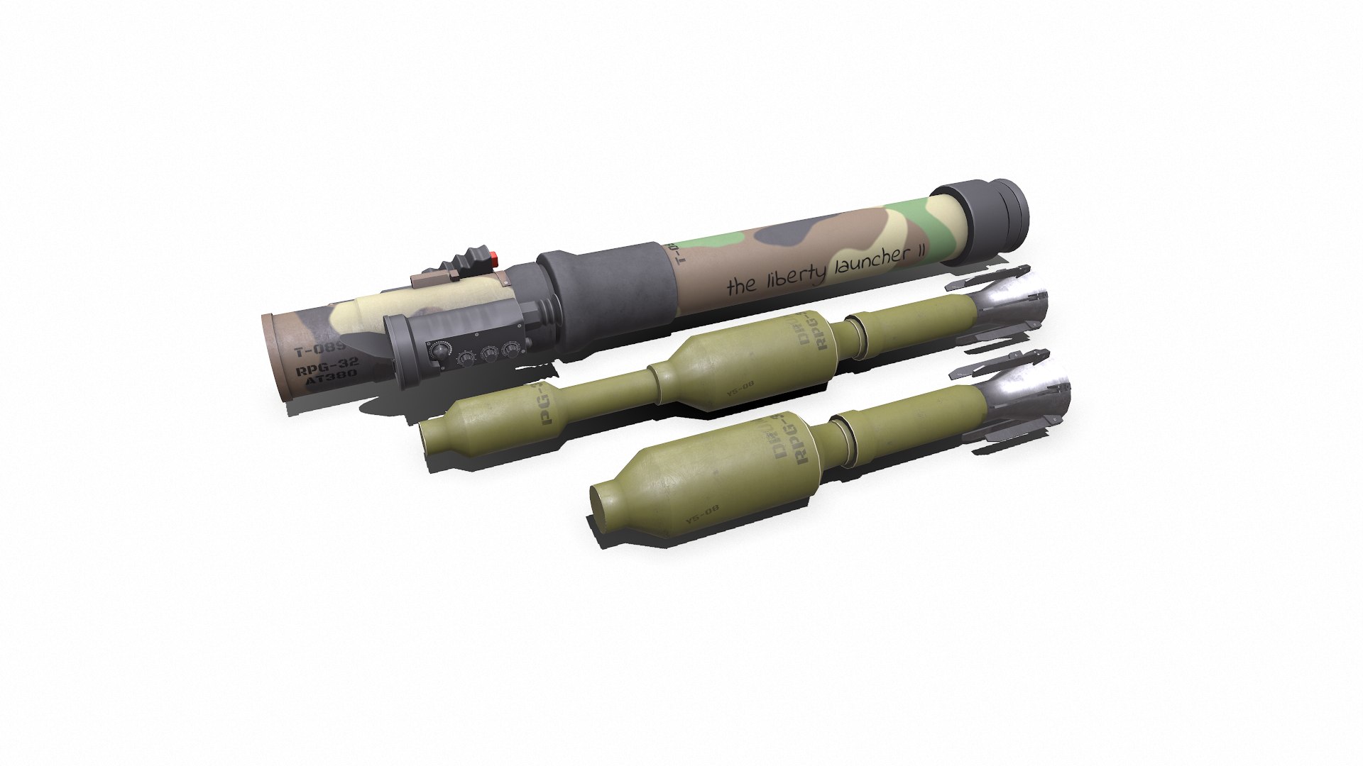 3D RPG-32 Anti-tank Rocket Launcher - TurboSquid 2168047