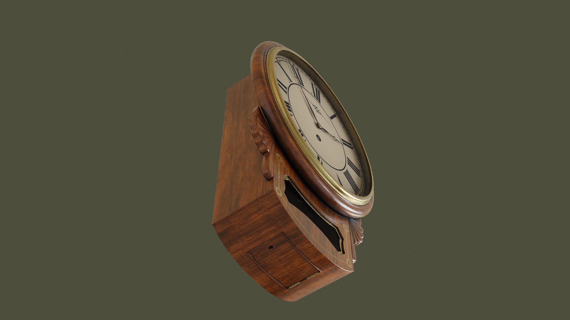 Wall Clock 3D model - TurboSquid 2140714