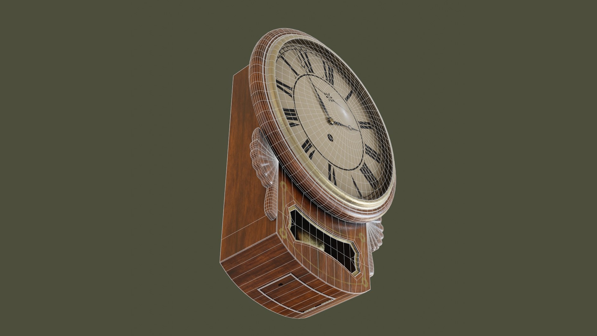 Wall Clock 3D model - TurboSquid 2140714