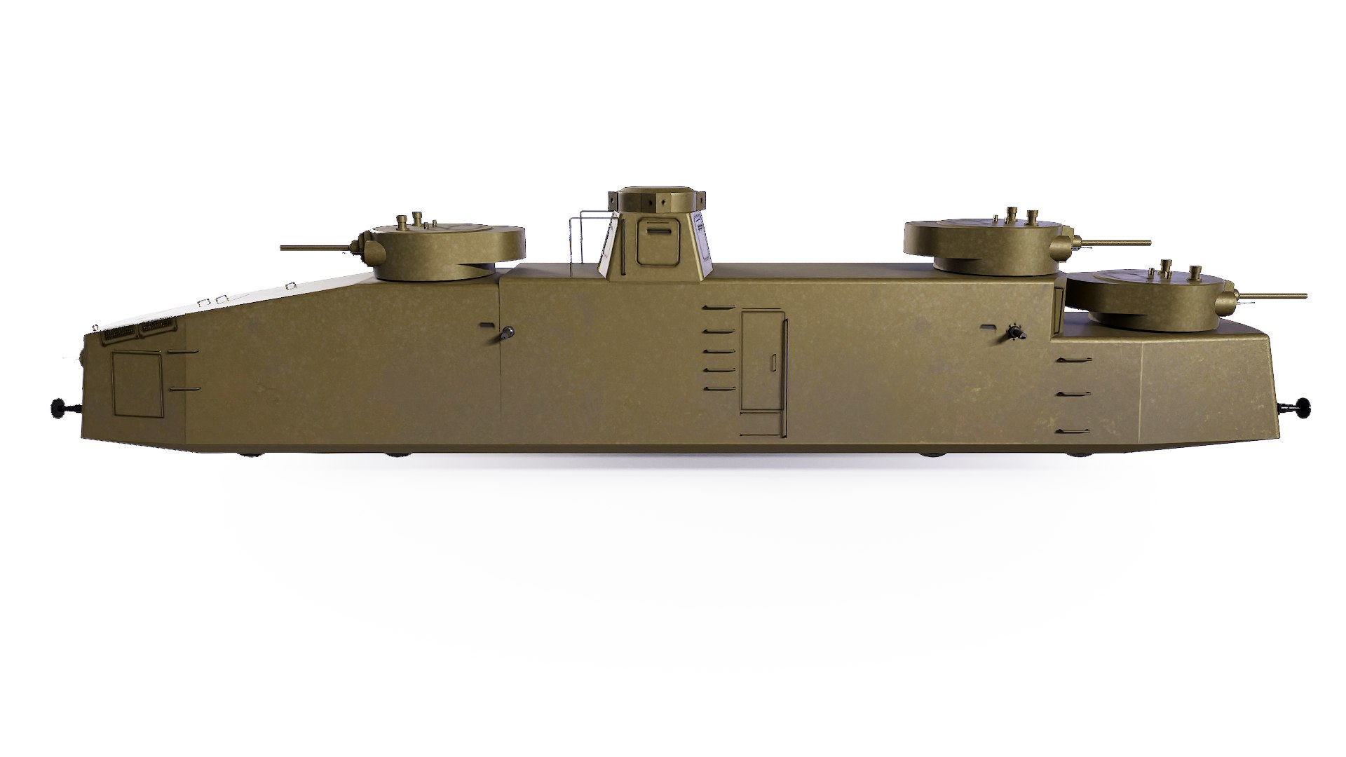 Motobronevagon MBV-2 3D Model - TurboSquid 1843731