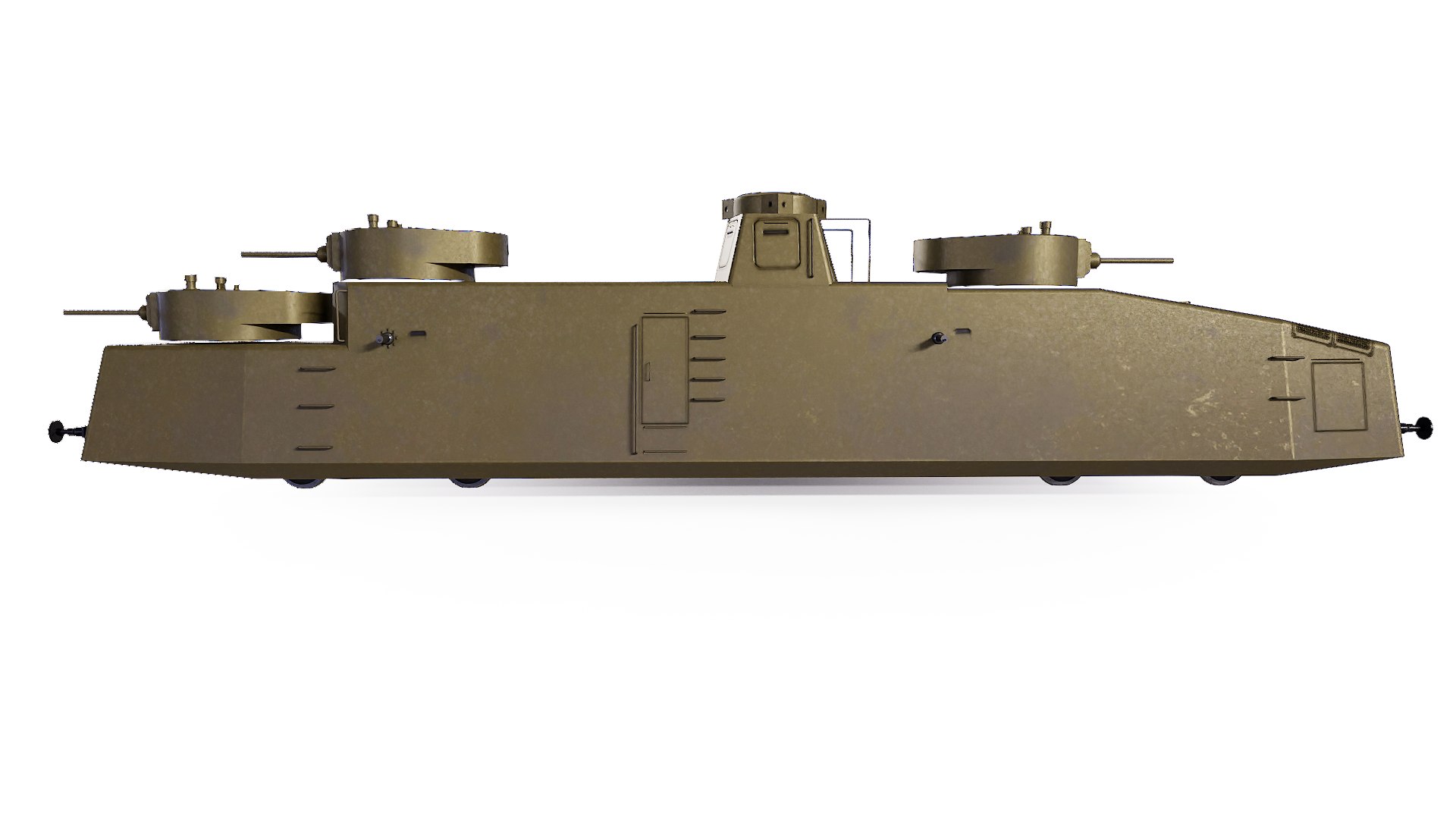 Motobronevagon MBV-2 3D Model - TurboSquid 1843731