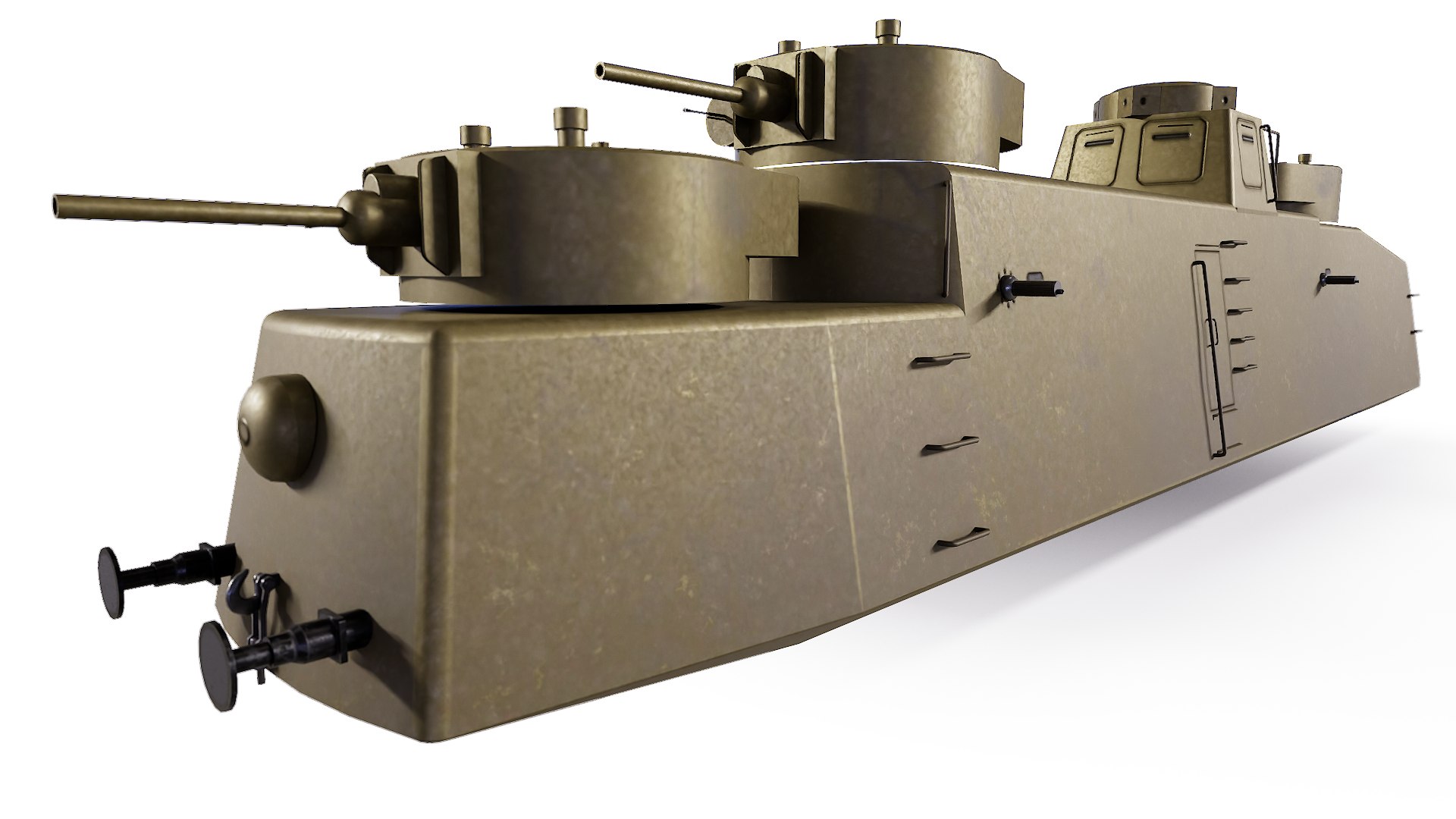 Motobronevagon MBV-2 3D Model - TurboSquid 1843731