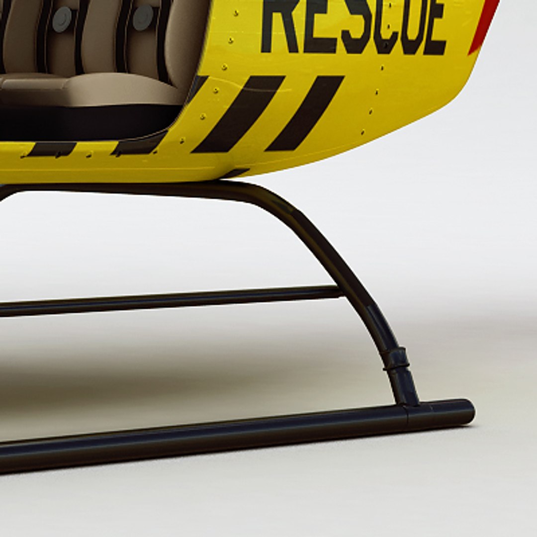 3dsmax Rescue Bell 206l Helicopter Interior