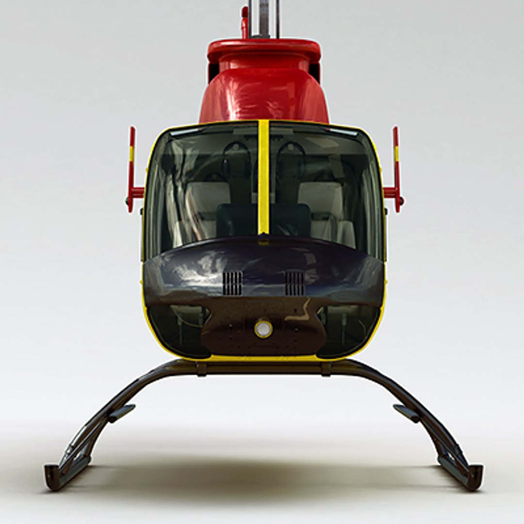 3dsmax Rescue Bell 206l Helicopter Interior