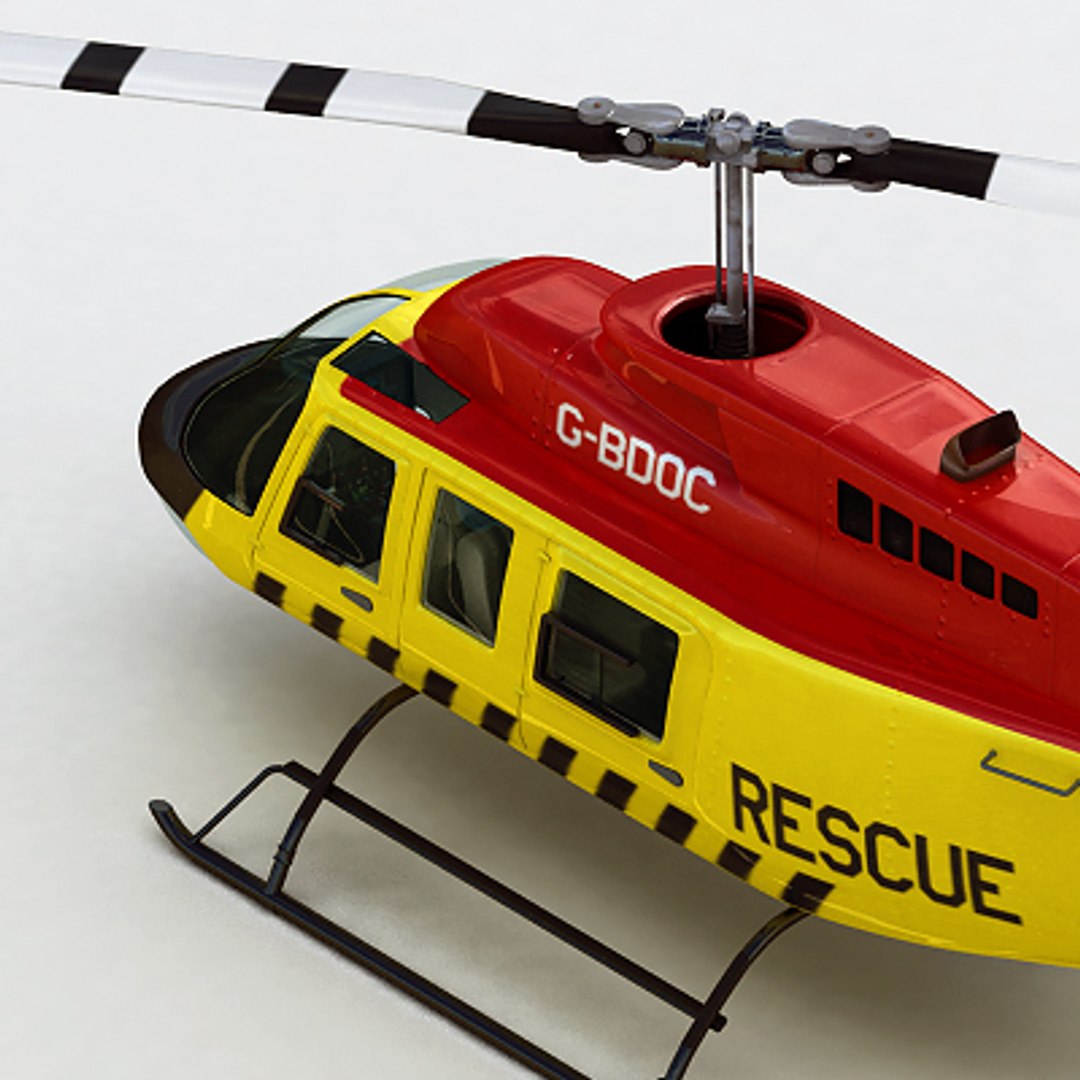 3dsmax Rescue Bell 206l Helicopter Interior