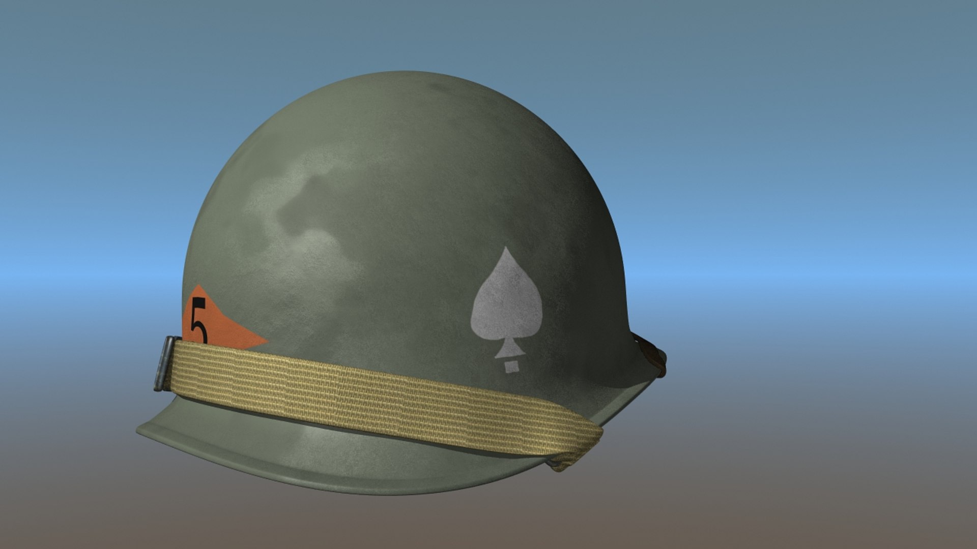3d Model M1 Helmet