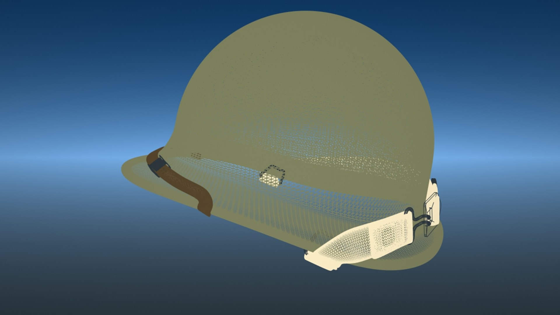 3d Model M1 Helmet