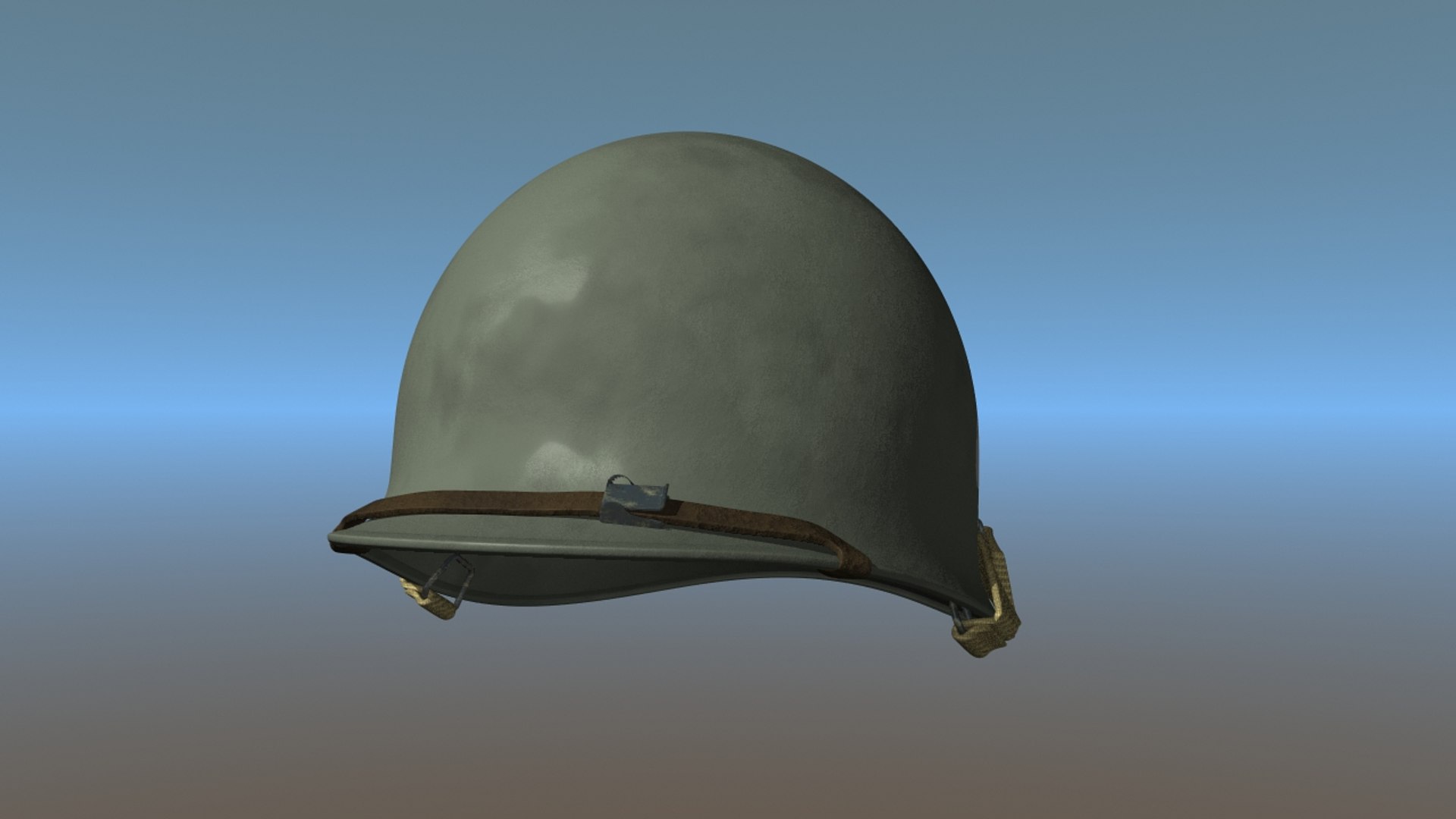 3d Model M1 Helmet