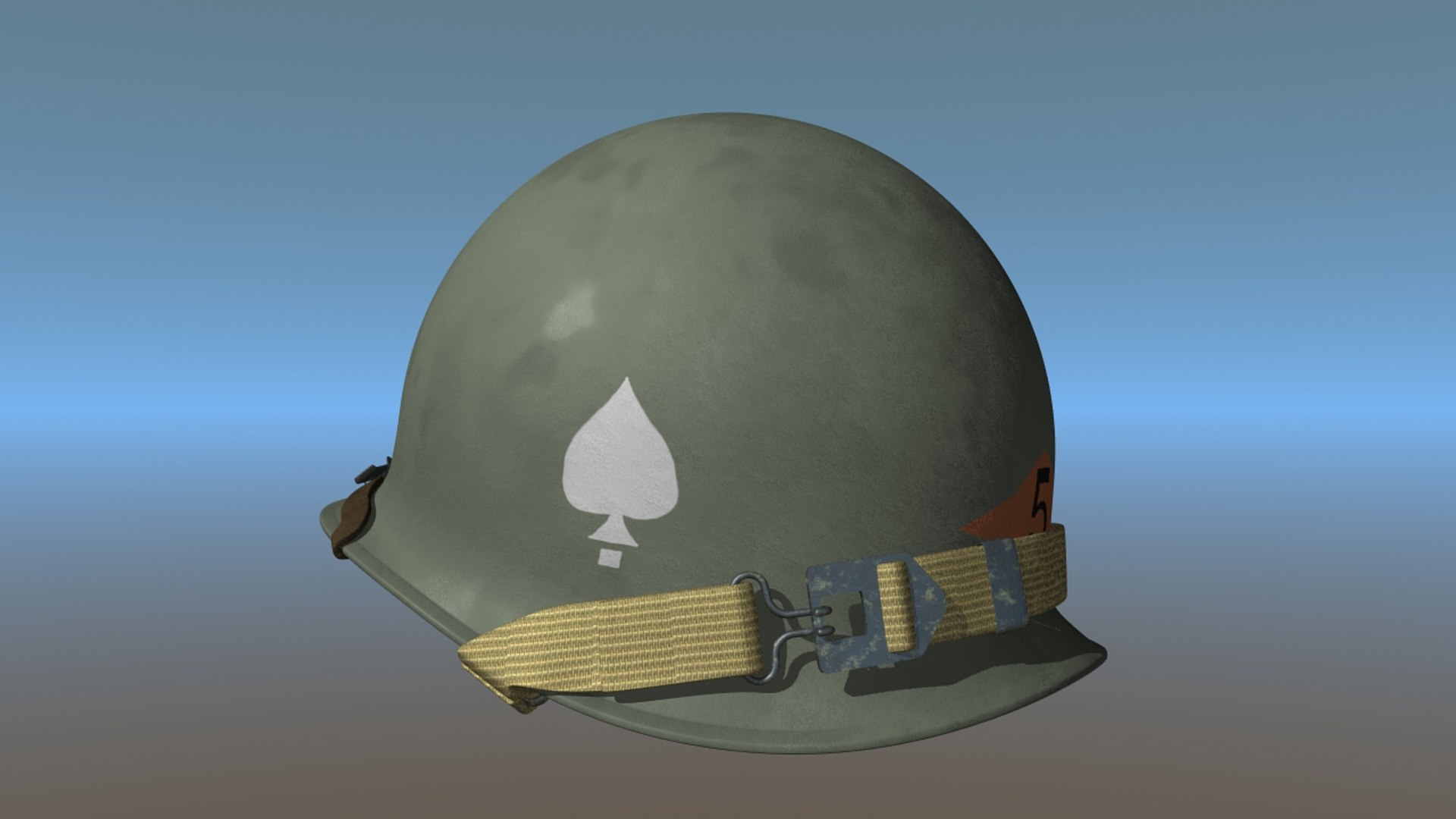 3d Model M1 Helmet