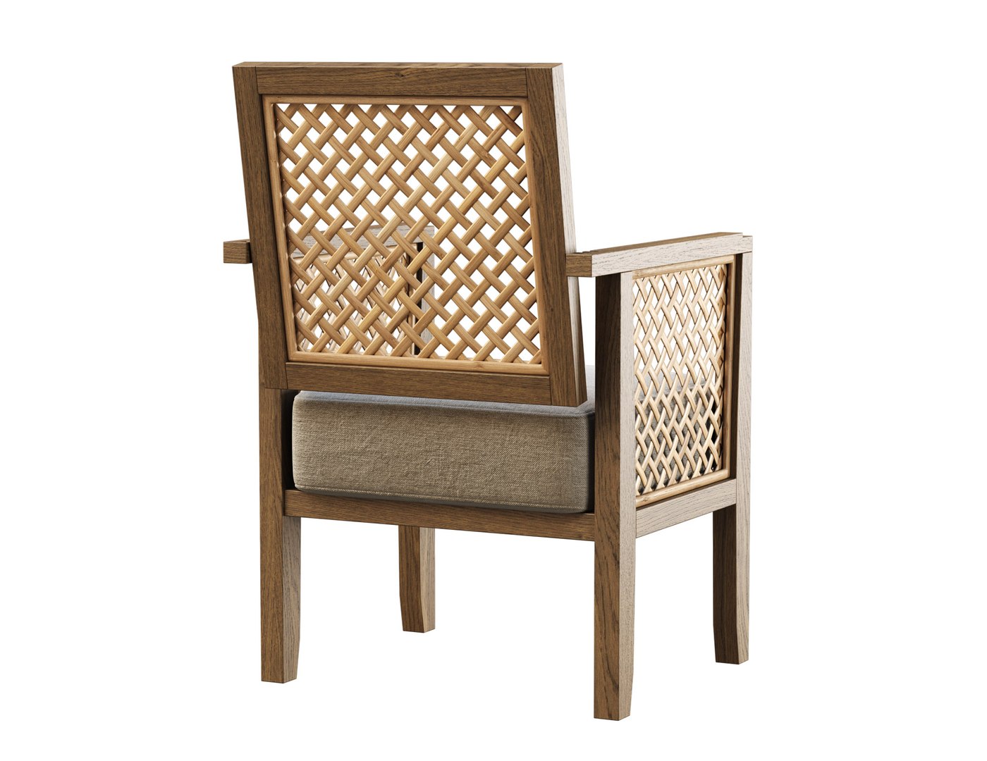 Karen Wooden Chair MD1 By Bpoint 3D Model - TurboSquid 2186660