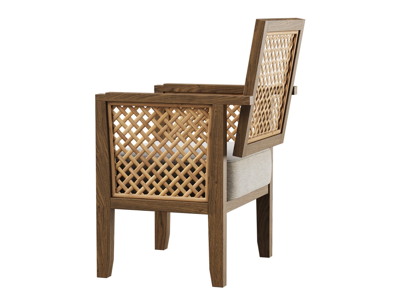 Karen Wooden Chair MD1 By Bpoint 3D Model - TurboSquid 2186660