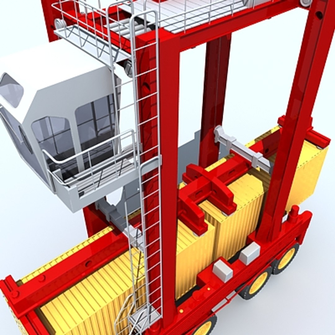3d Straddle Carrier Model