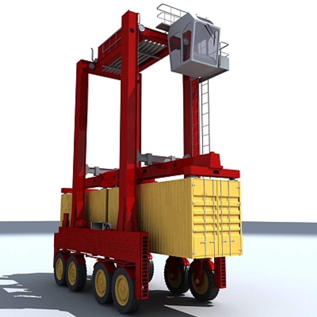 3d Straddle Carrier Model