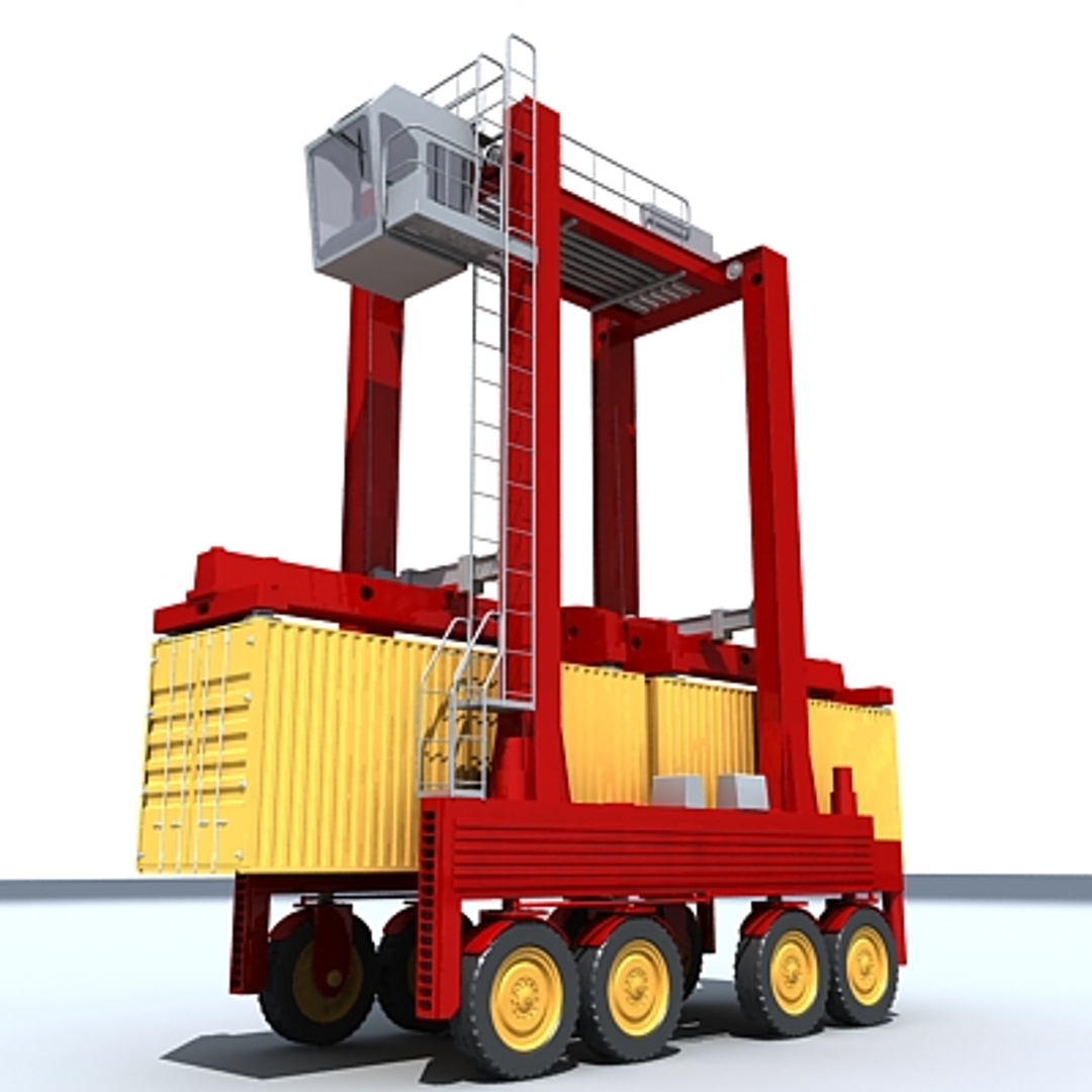 3d straddle carrier model