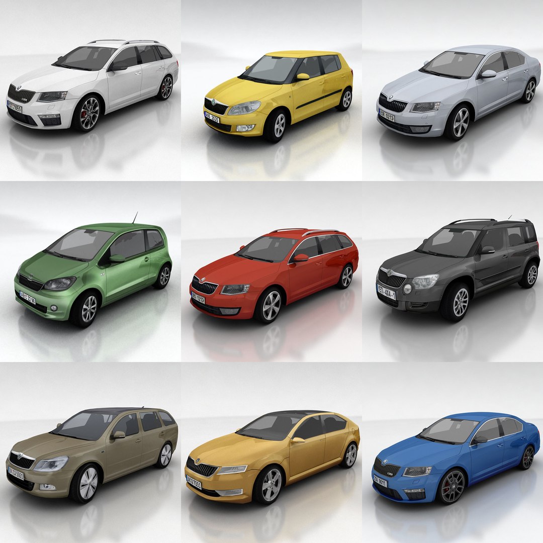 3d Model Skoda Car