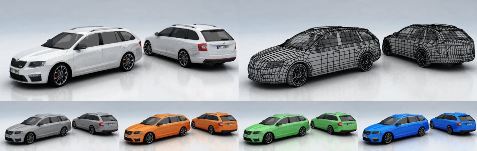 3d Model Skoda Car