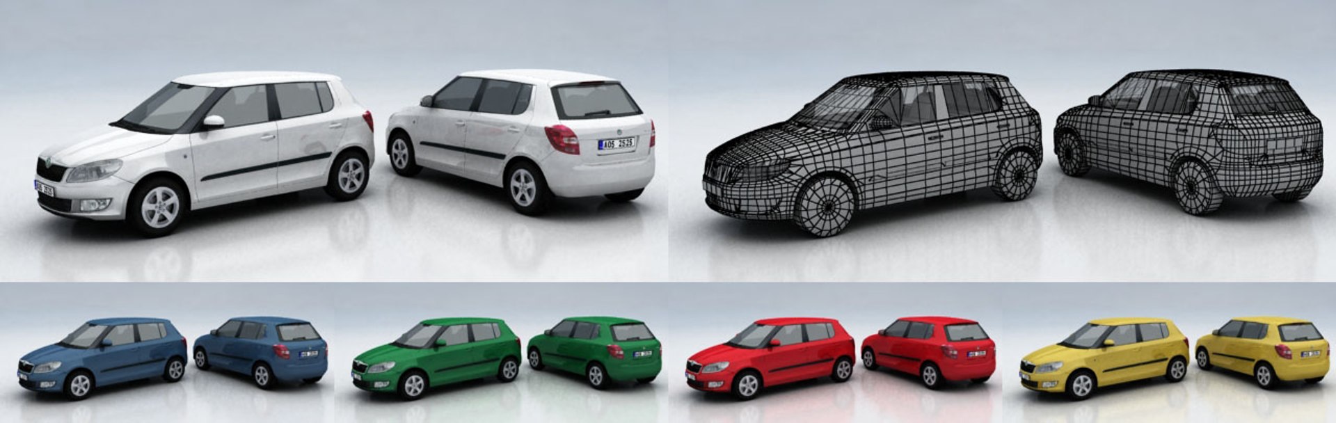 3d Model Skoda Car