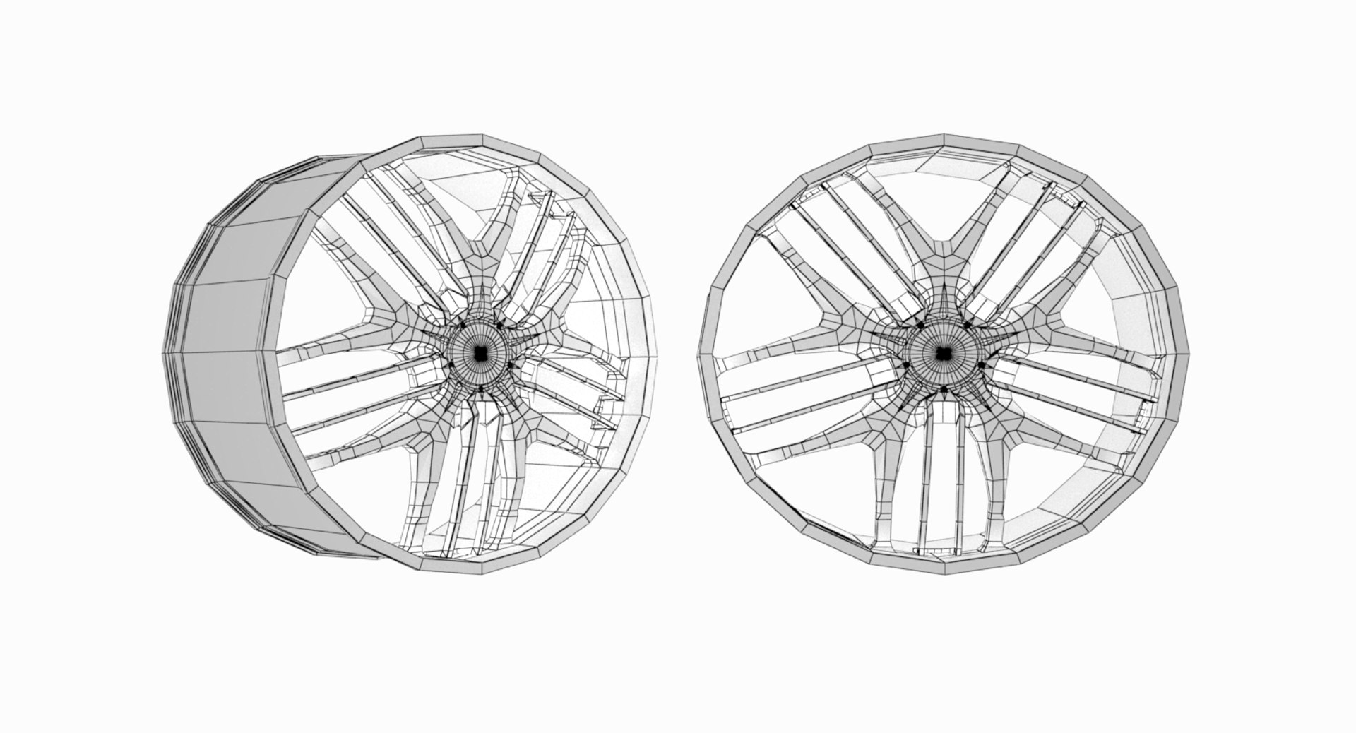 Usa Forged Voodoo Rims 3D Model - TurboSquid 1266704