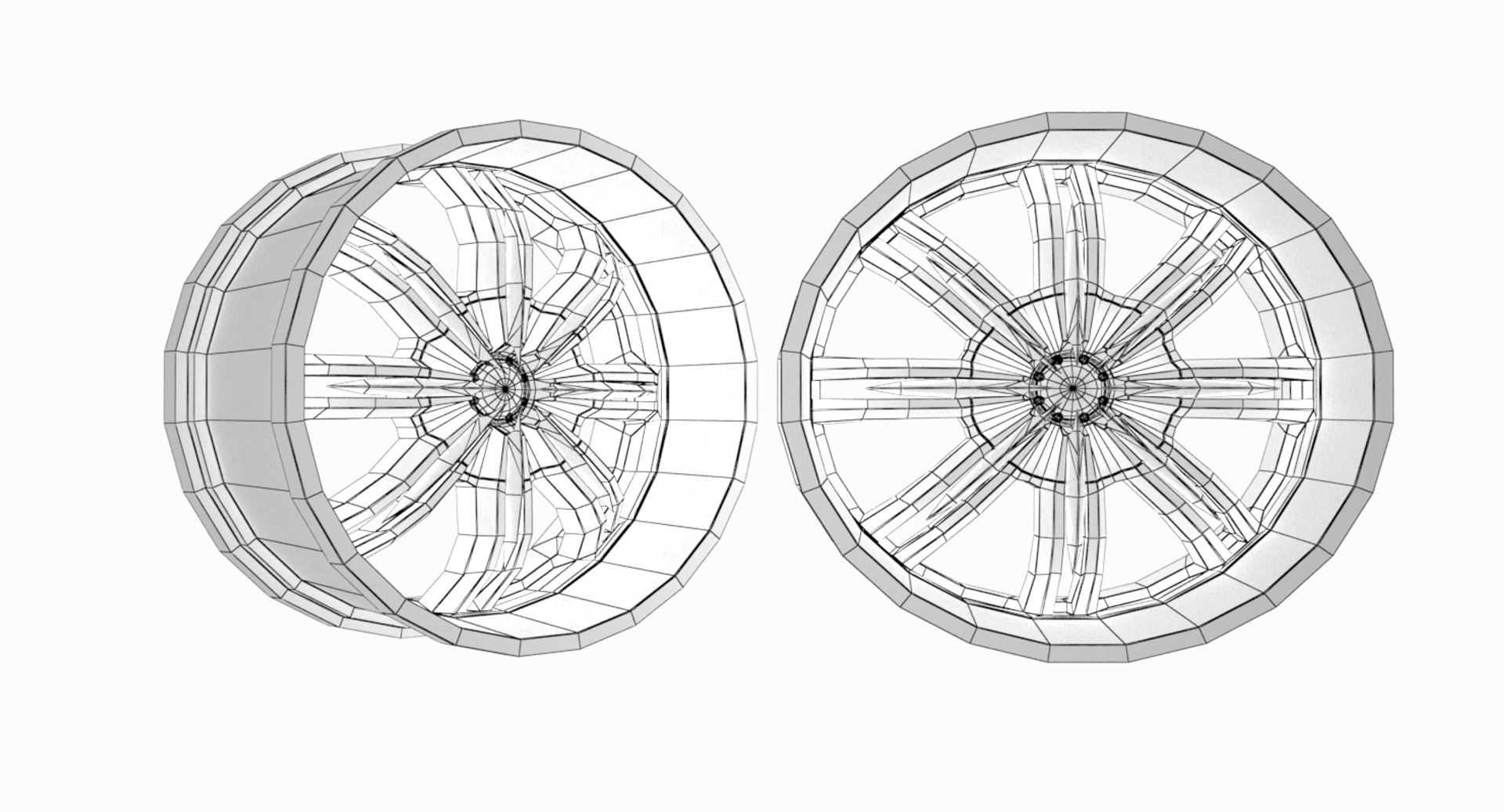Usa Forged Voodoo Rims 3D Model - TurboSquid 1266704