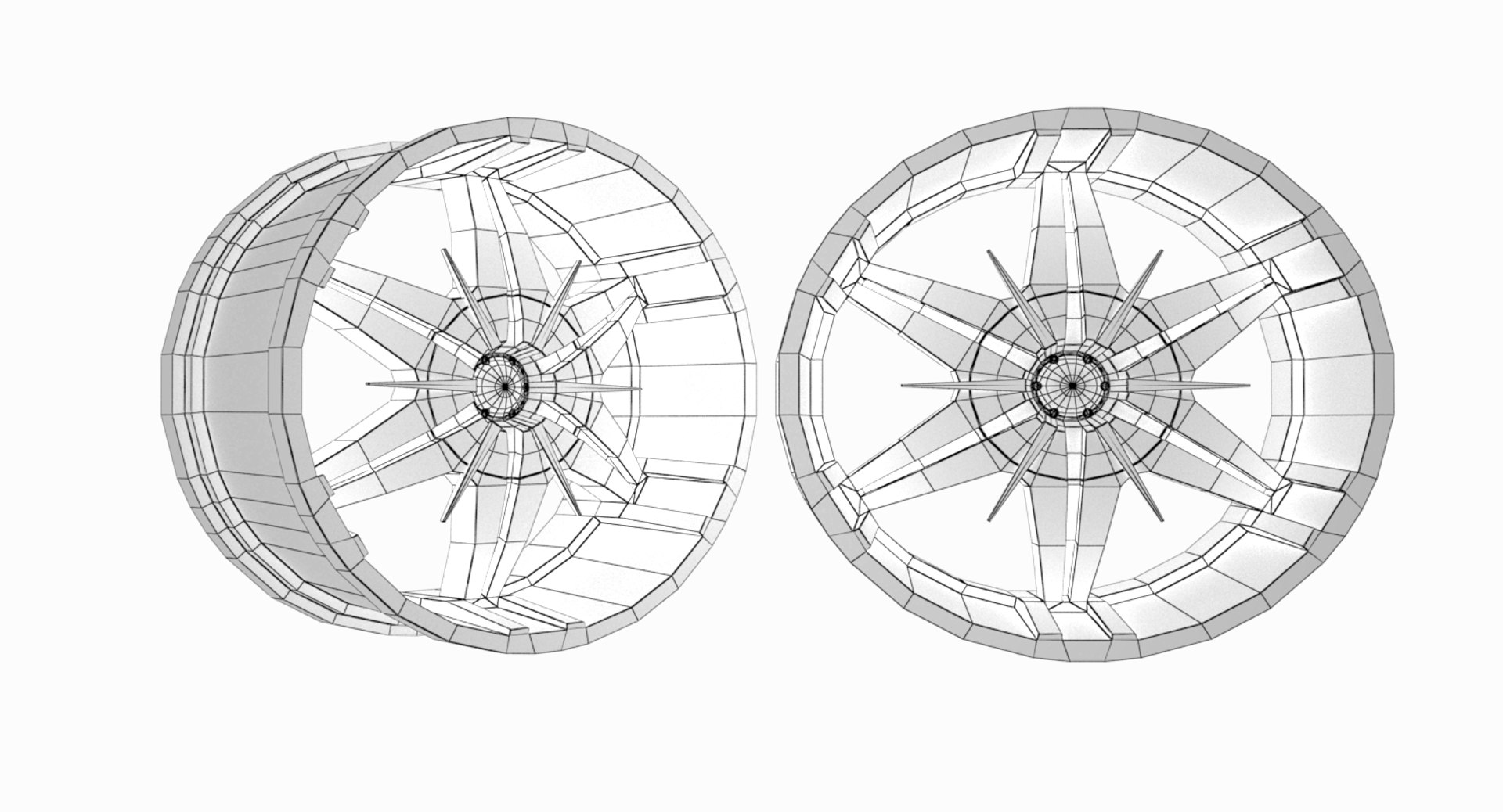 Usa Forged Voodoo Rims 3D Model - TurboSquid 1266704