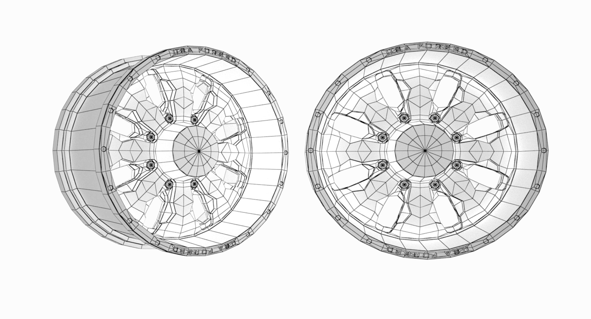 Usa Forged Voodoo Rims 3D Model - TurboSquid 1266704