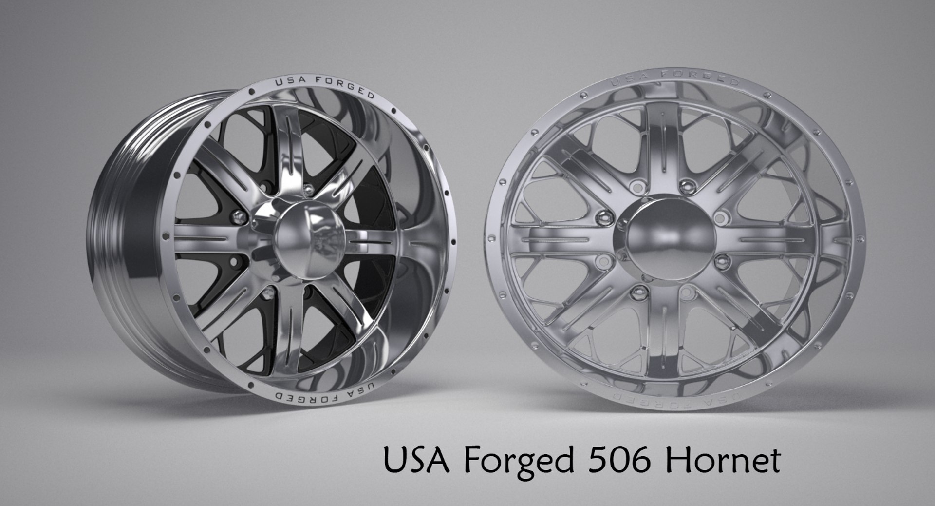 Usa Forged Voodoo Rims 3D Model - TurboSquid 1266704