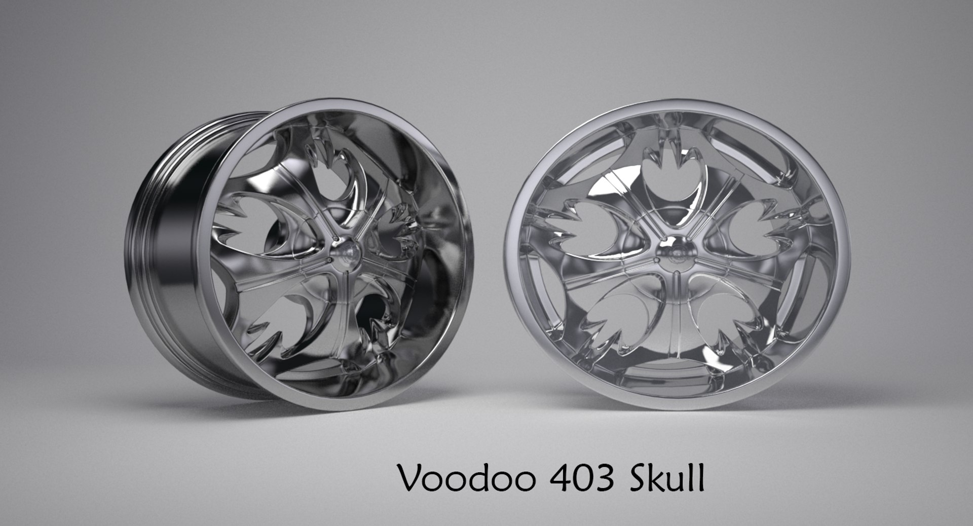Usa Forged Voodoo Rims 3D Model - TurboSquid 1266704