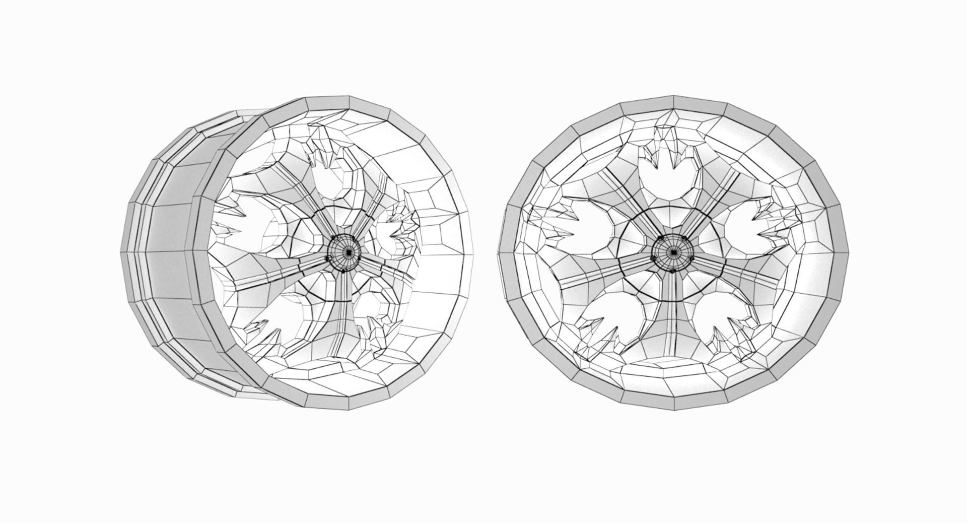 Usa Forged Voodoo Rims 3D Model - TurboSquid 1266704