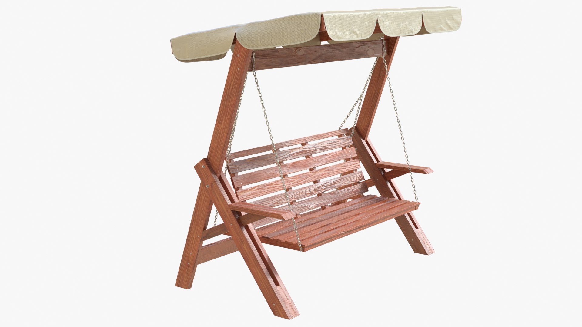 Garden Swing 01 A 3D Model - TurboSquid 1883788