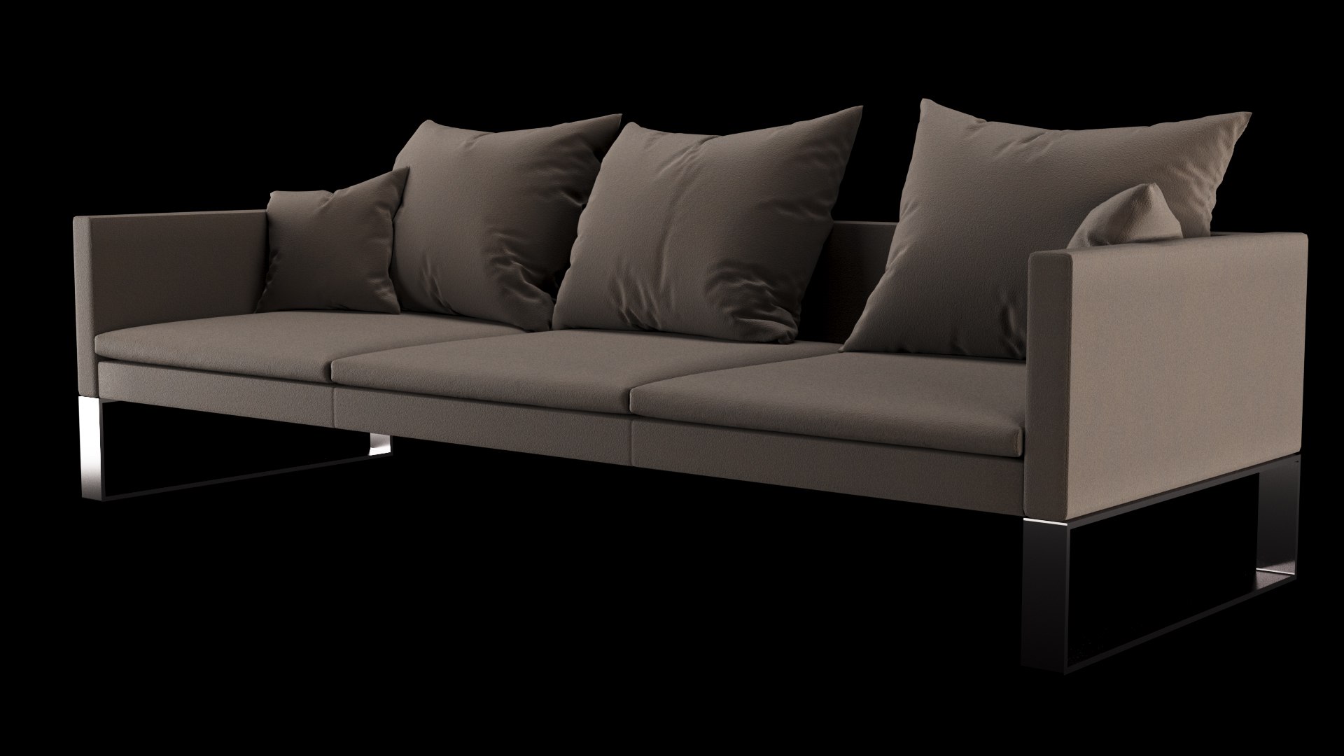 Modern Sofa 3 Seat 3D Model - TurboSquid 2430701