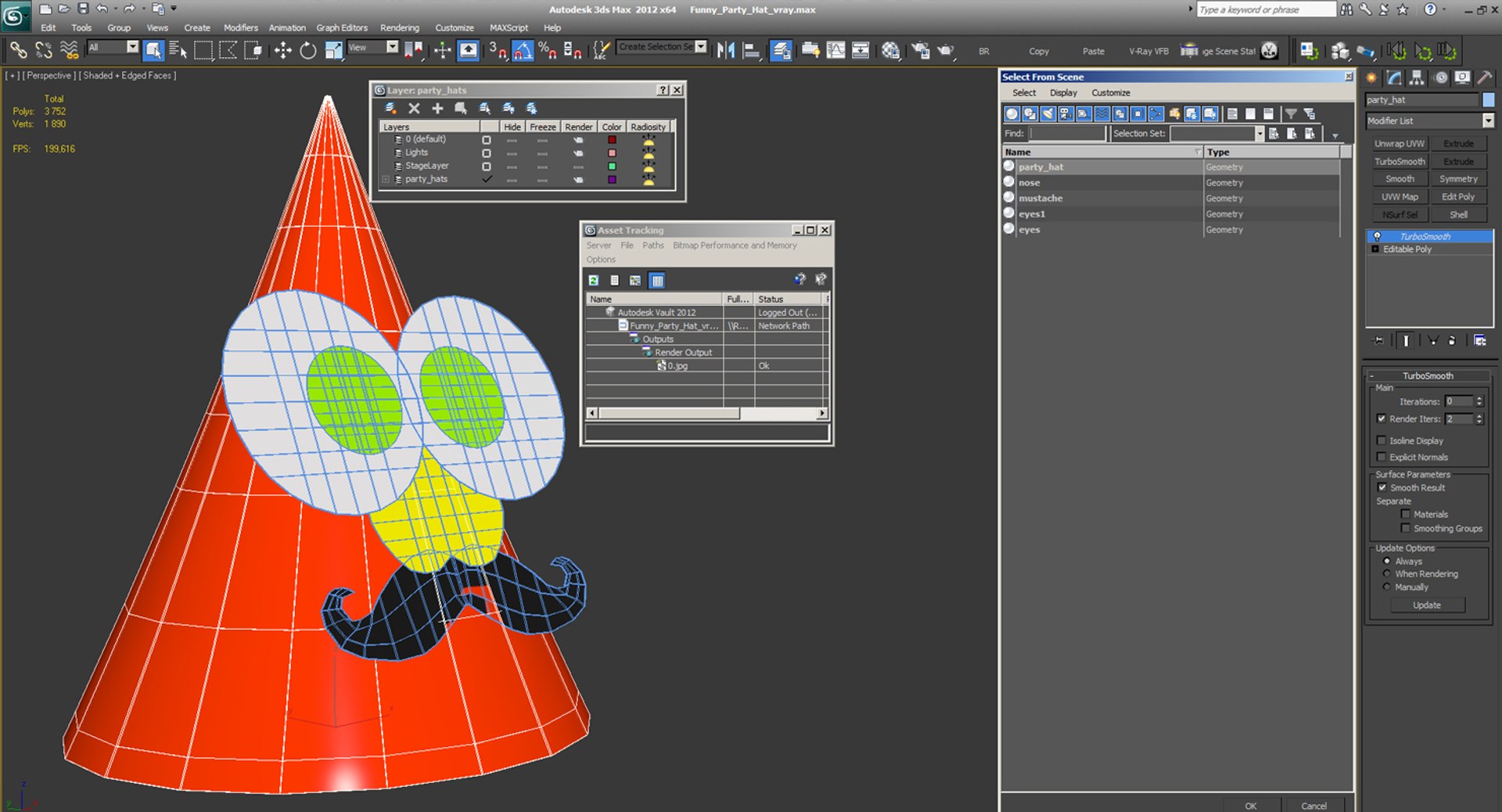 Funny Party Hat Model - TurboSquid 1265006