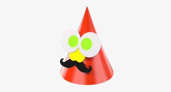 Funny party hat model - TurboSquid 1265006