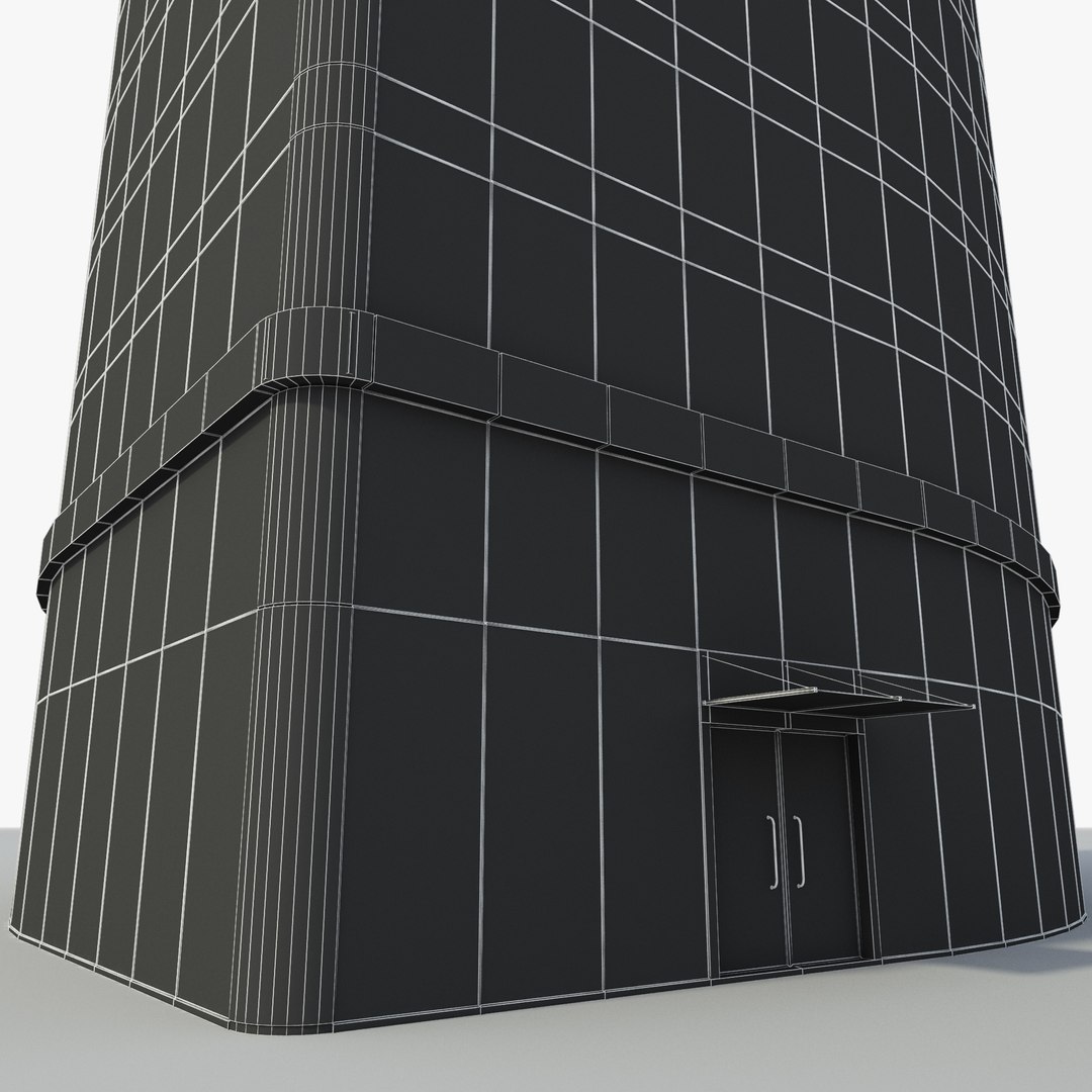 3d Tall Building Model