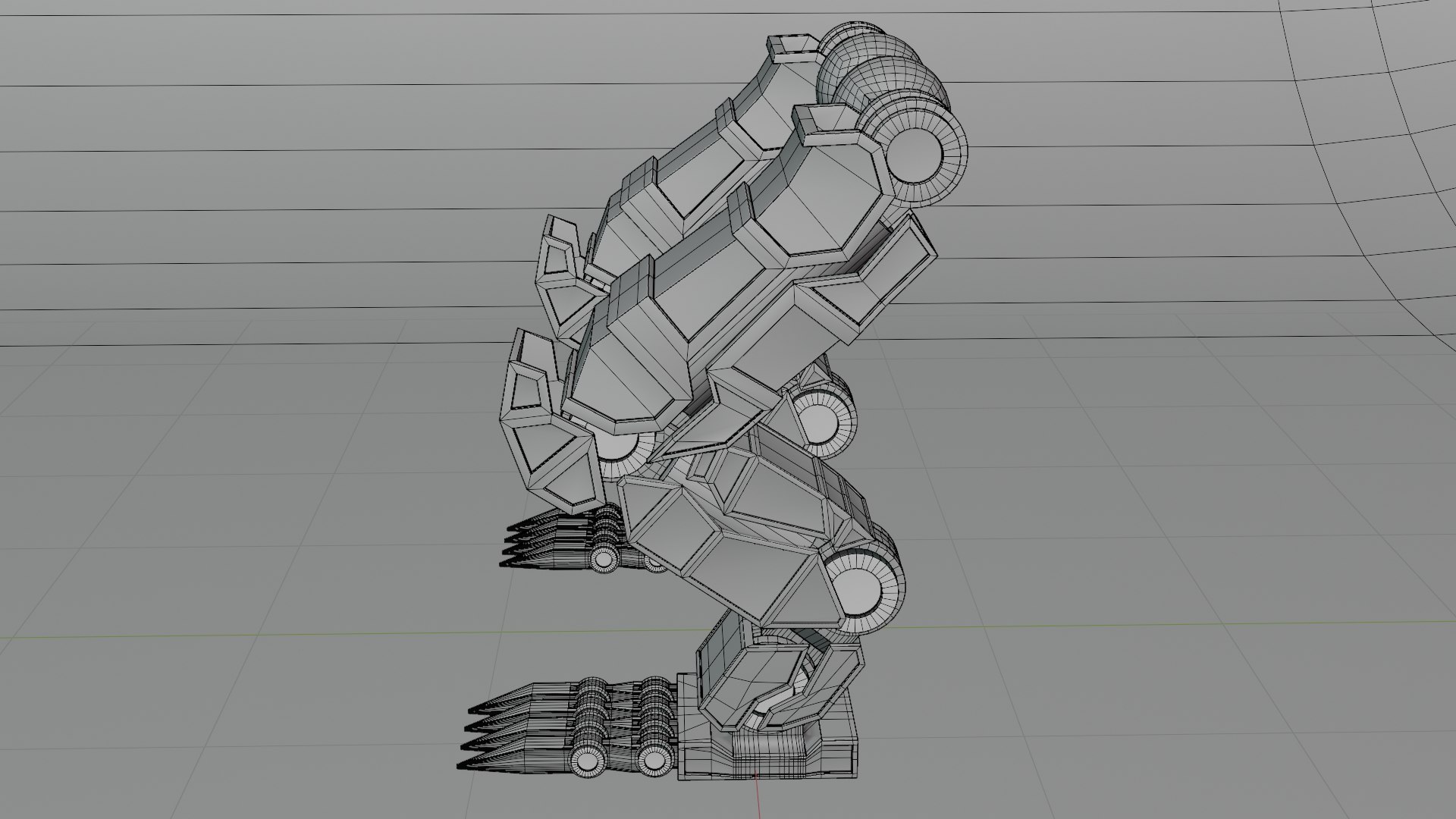 3D Mecha Limbs Rigged Robot Legs Game Ready Model - TurboSquid 2438784
