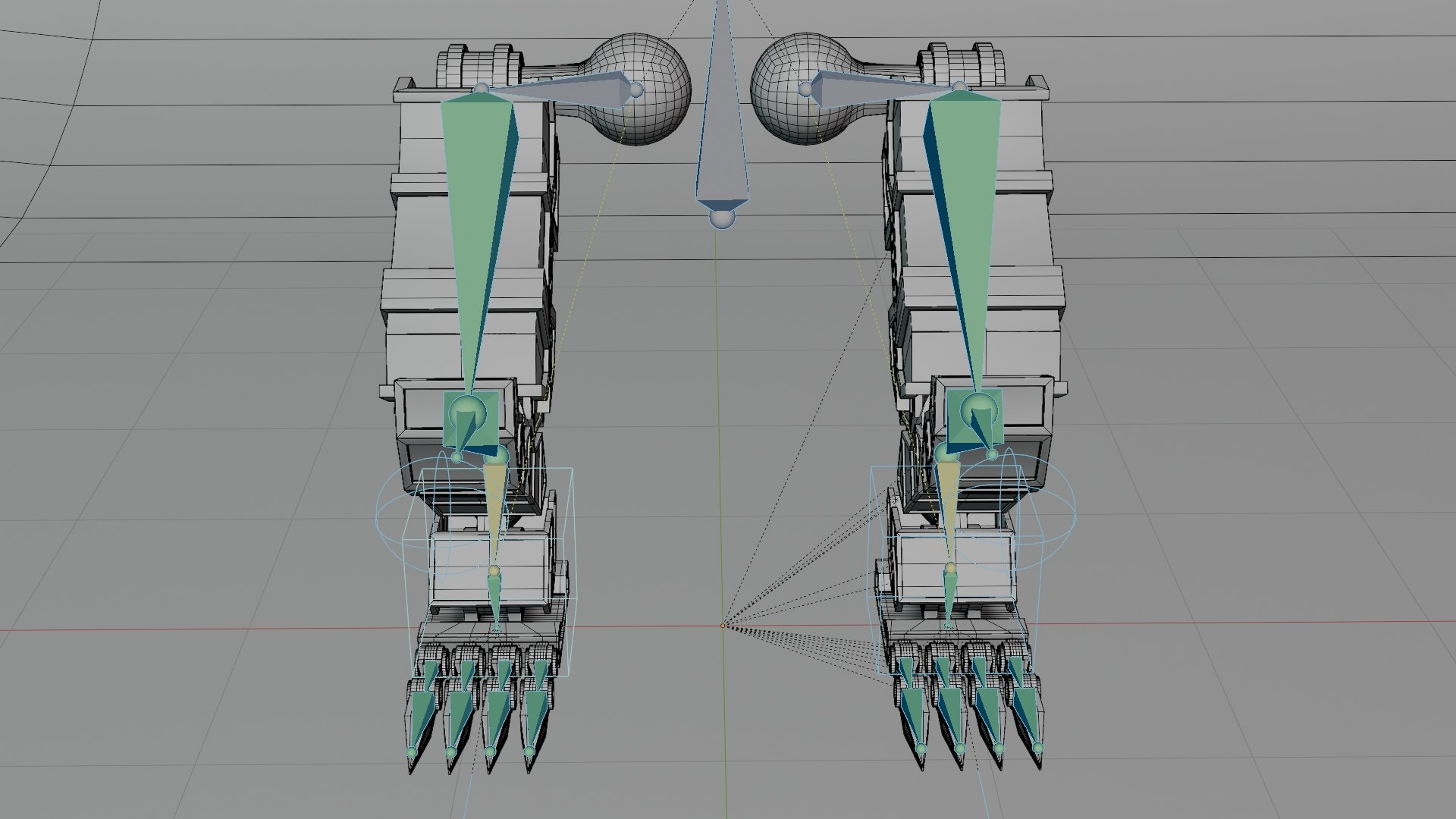 3D Mecha Limbs Rigged Robot Legs Game Ready Model - TurboSquid 2438784