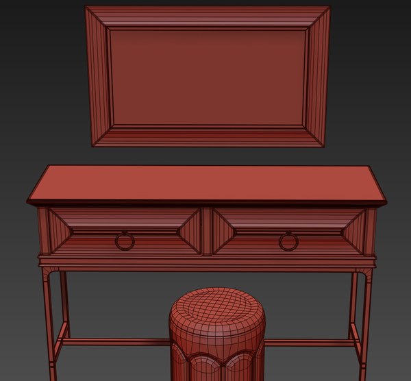 3D console dressing table evmoda model - TurboSquid 1664917