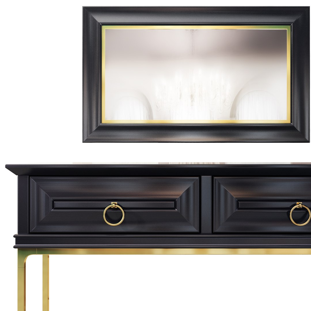 3D Console Dressing Table Evmoda Model - TurboSquid 1664917