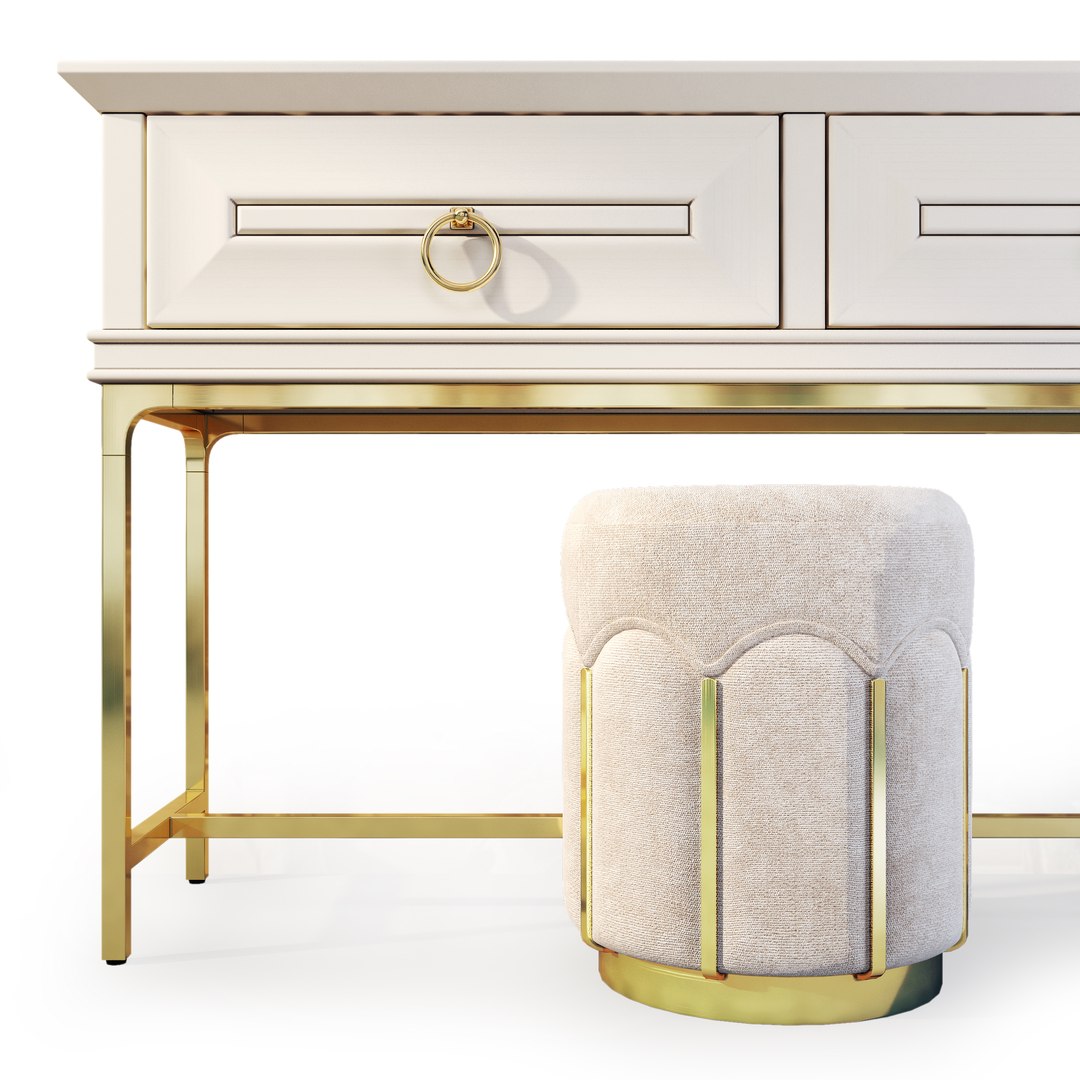 3D Console Dressing Table Evmoda Model - TurboSquid 1664917