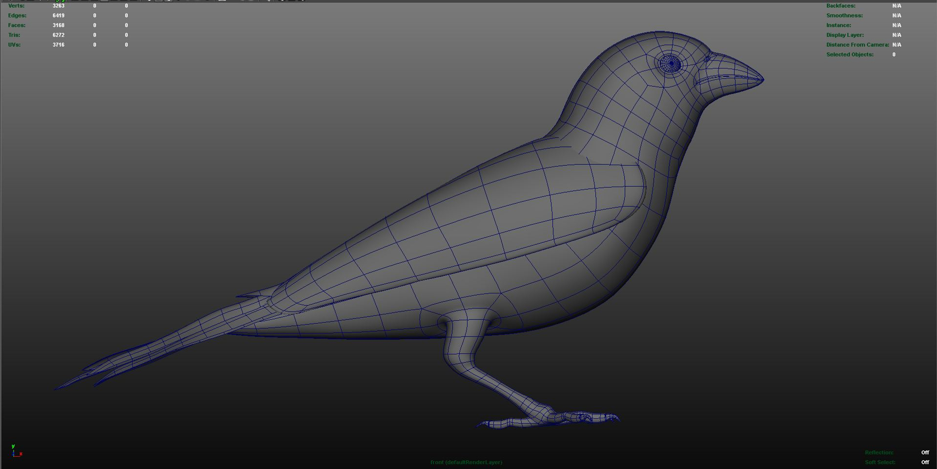 house sparrow 3d obj
