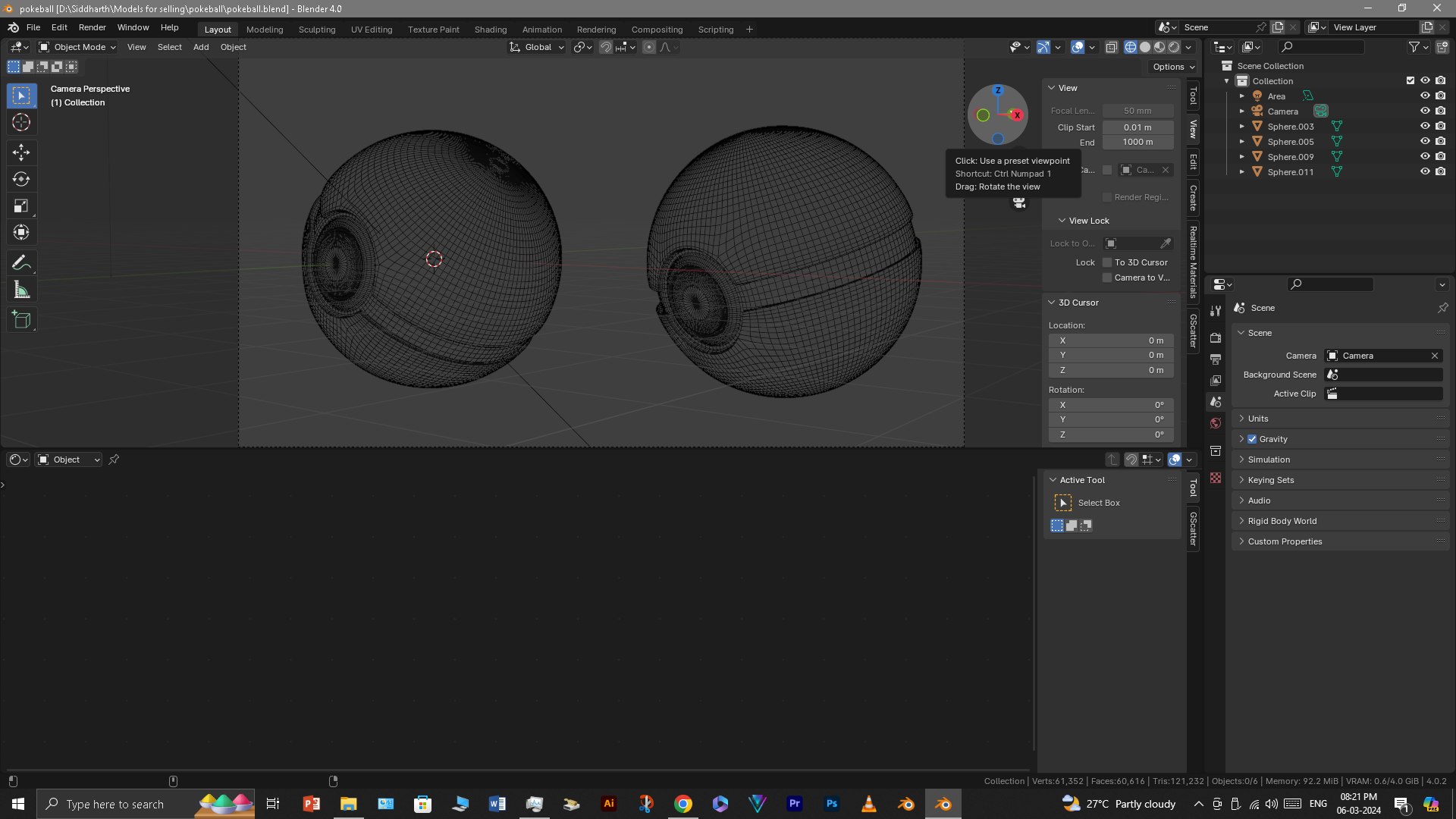 Pokeball Model - TurboSquid 2199997