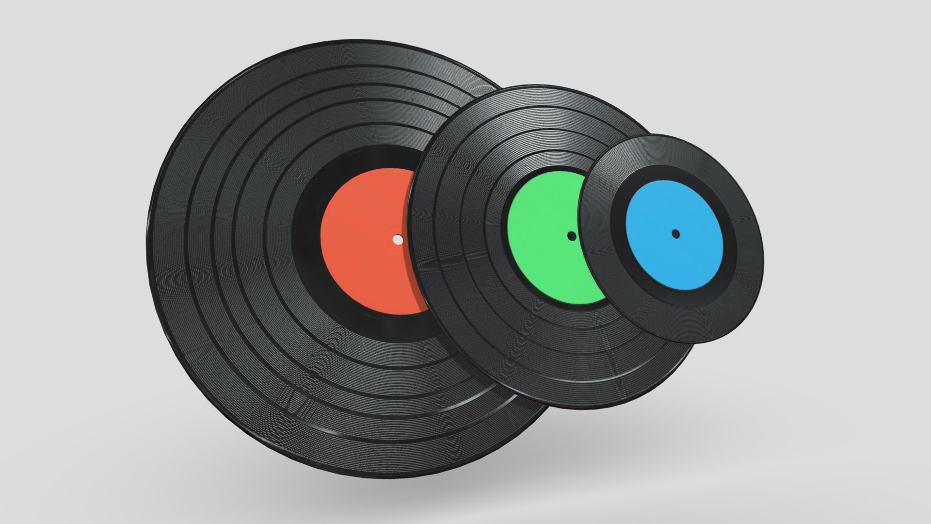 Vinyl Record Pack model - TurboSquid 2178516