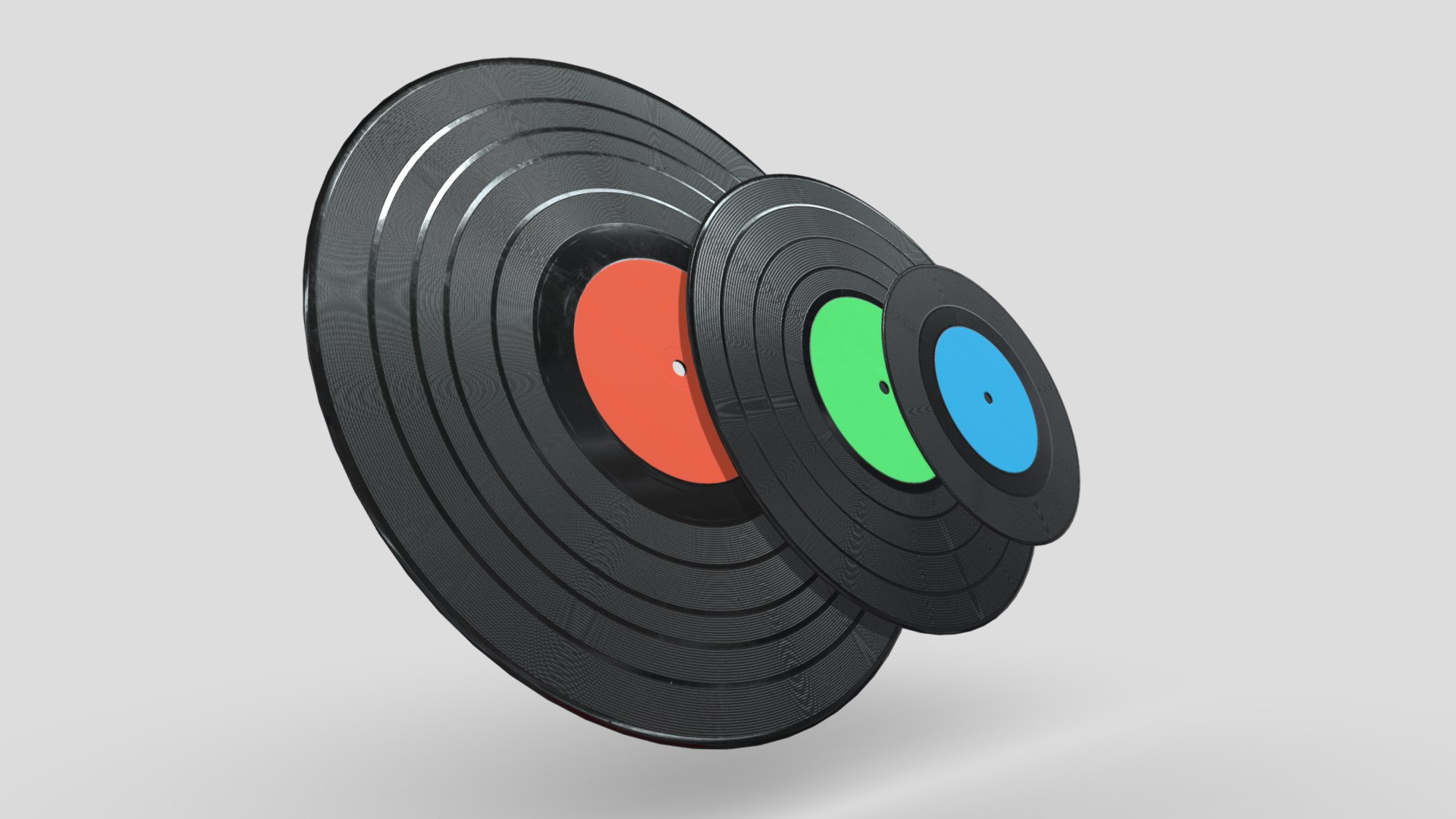 Vinyl Record Pack model - TurboSquid 2178516