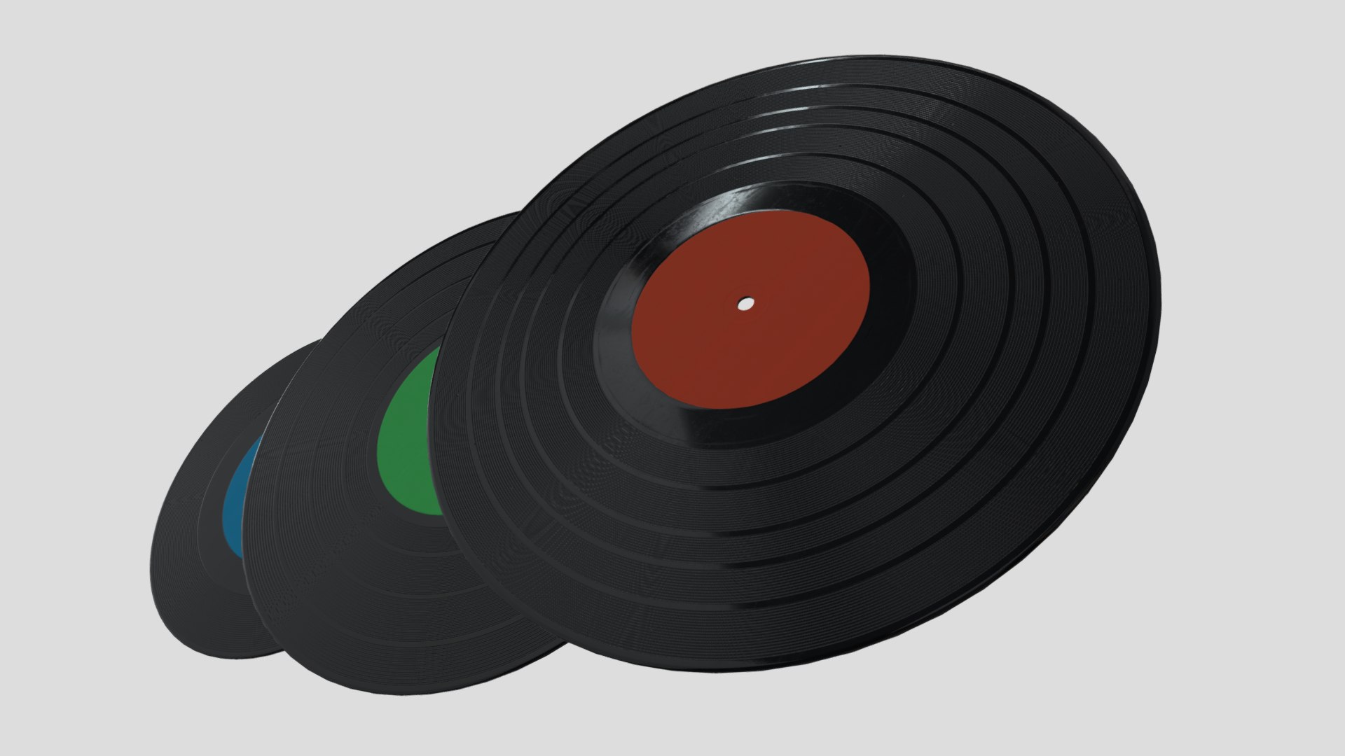 Vinyl Record Pack model - TurboSquid 2178516
