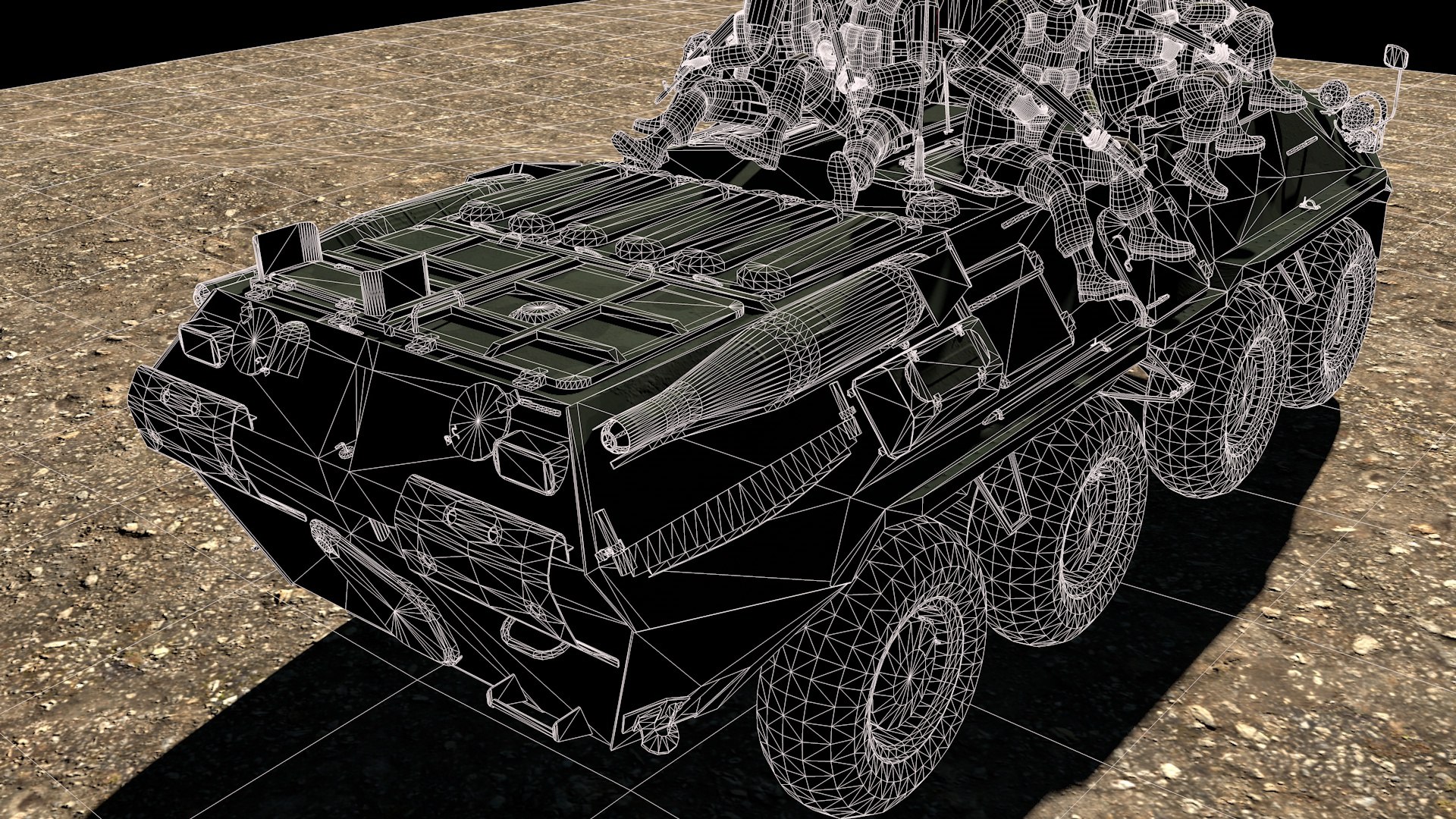 Russian BTR-80 3D Model - TurboSquid 2414196
