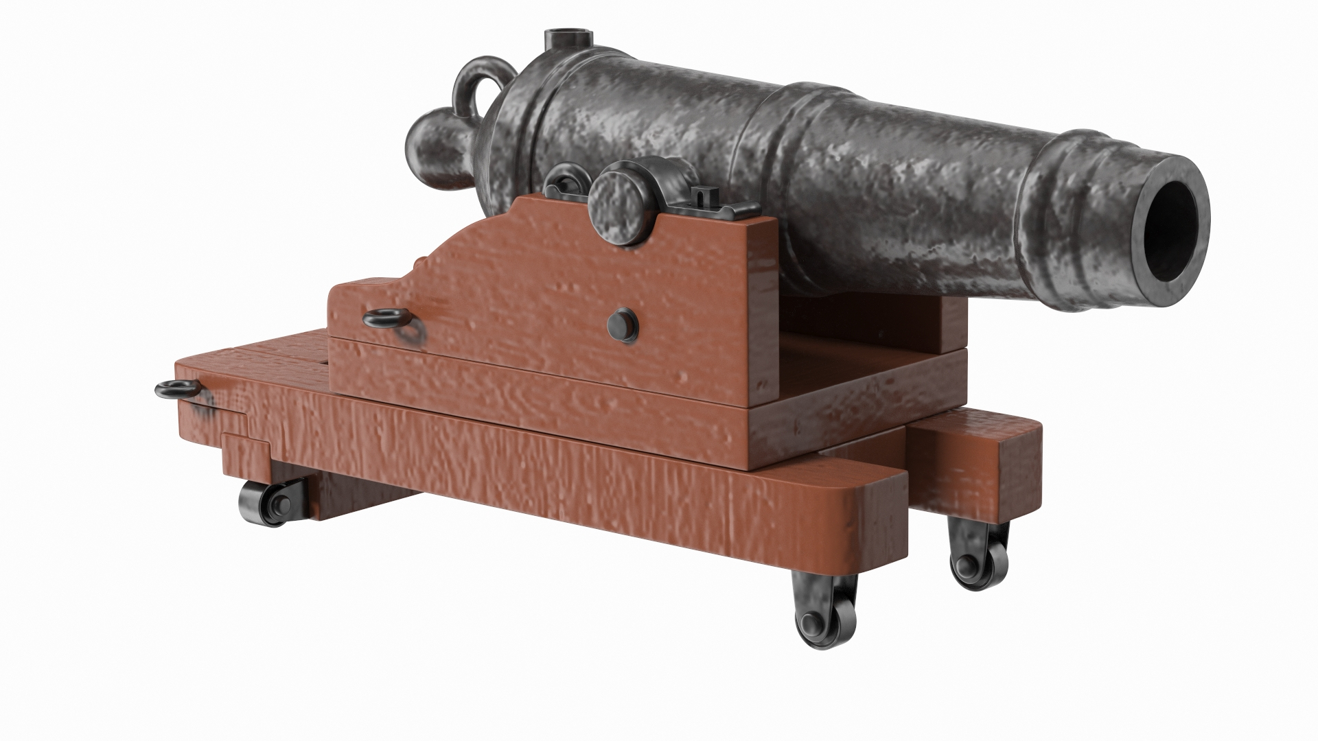 3D Old Ship Cannon Model - TurboSquid 1862481