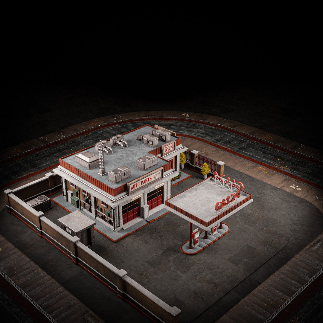 3D URBAN OLD BUILDING HORROR 11 - TurboSquid 2220609