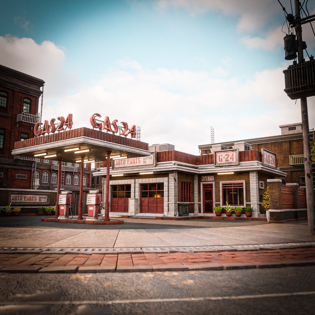 3D URBAN OLD BUILDING HORROR 11 - TurboSquid 2220609
